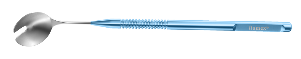 16-060 Wells Enucleation Spoon, Length 145 mm, Round Titanium Handle ...